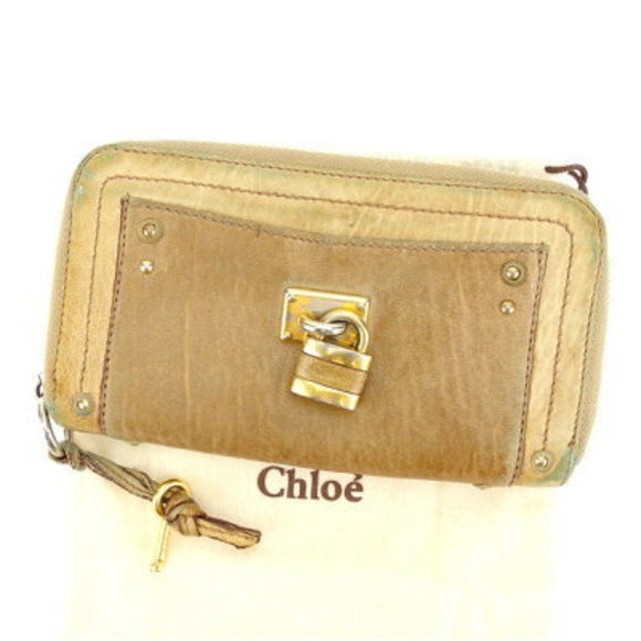 Chloe | Bags | Chloe Paddington Wallet Brown Beige | Poshmark